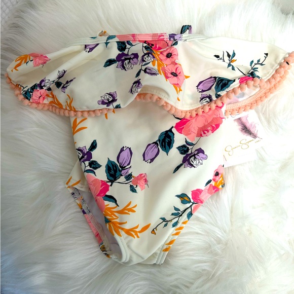 Jessica Simpson | Swim | Nwt Jessica Simpson One Piece Floral Off ...